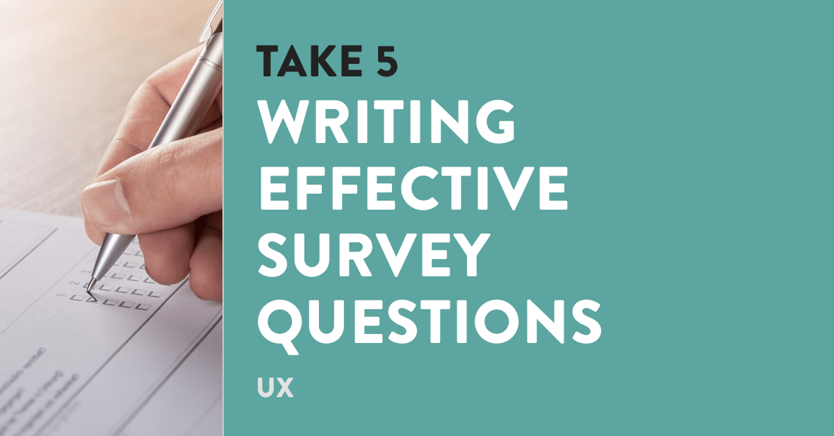 Writing Effective Survey Questions | Gymnasium Writing Effective Survey Questions | Gymnasium